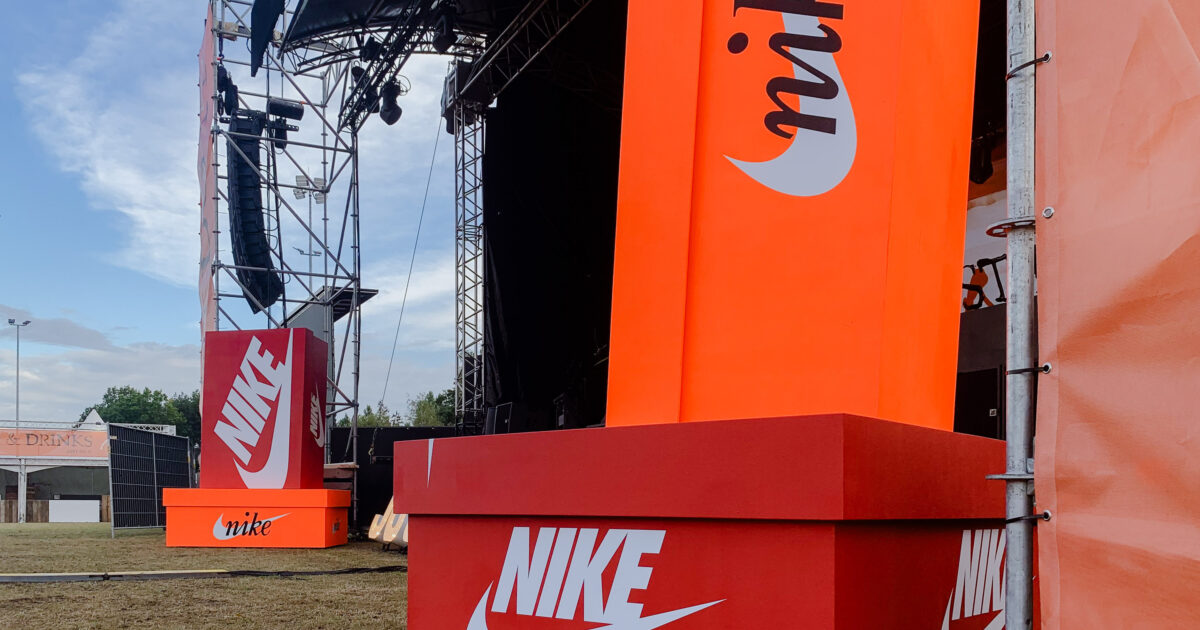 Fisheye | We blew up the original NIKE shoe boxes